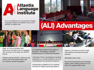 Atlantis Language Institute at Atlantis University is expanding! | PPT
