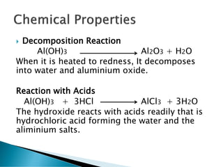 Aliminium hydroxide | PDF