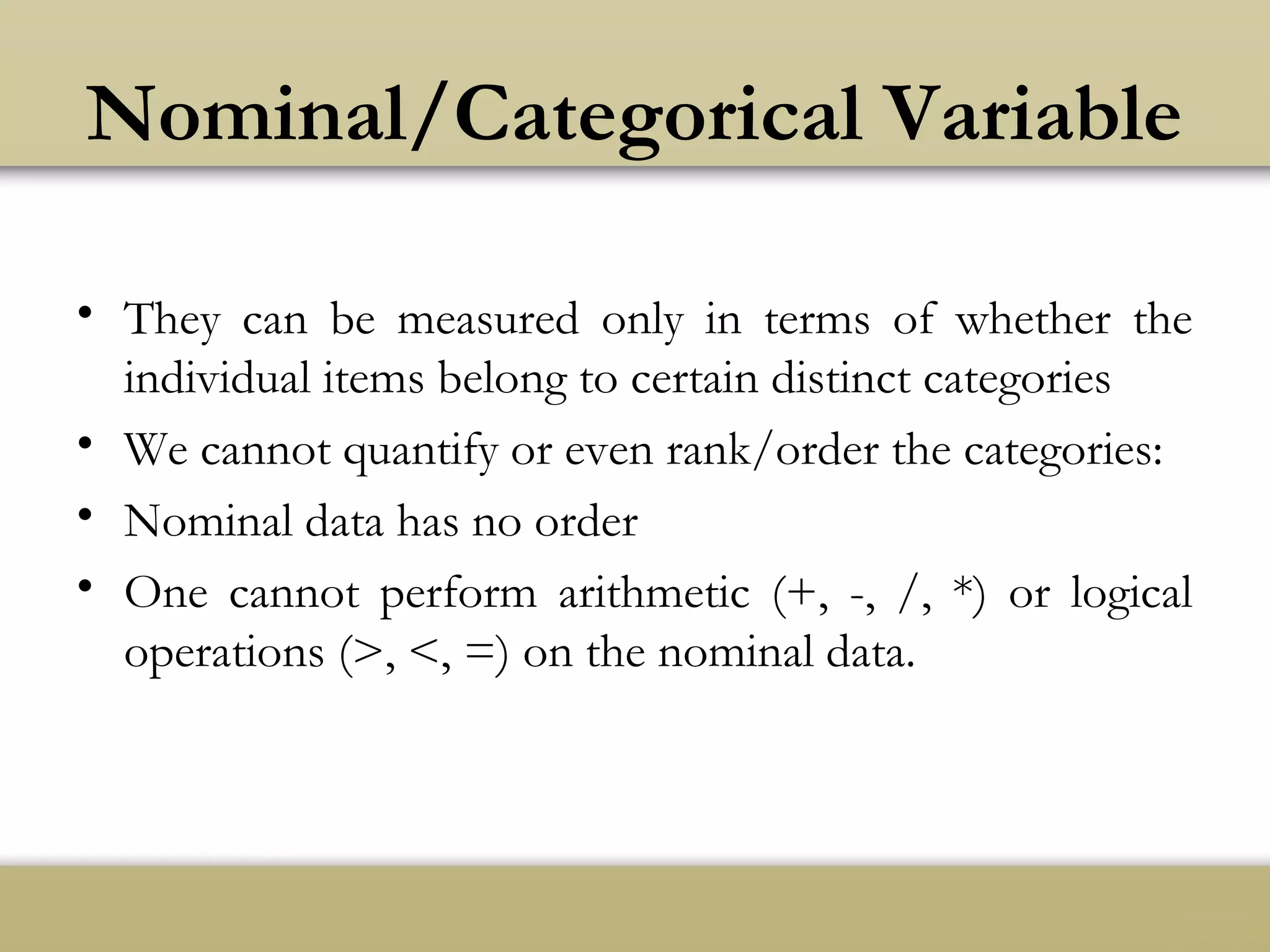 Types of Variables | PPT