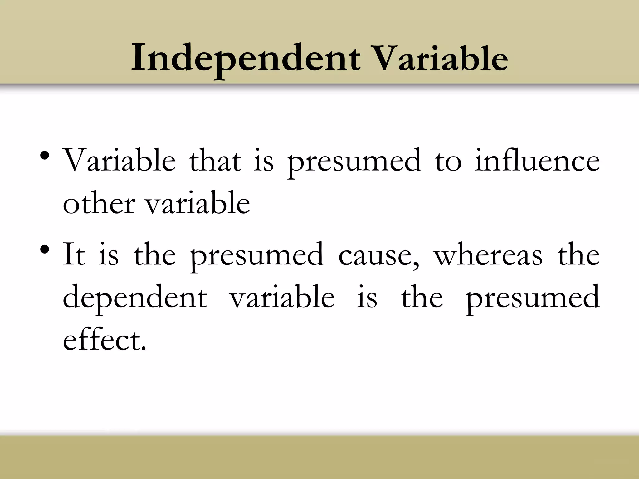 Types of Variables | PPT