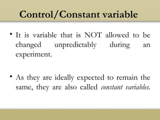 Types of Variables | PPT