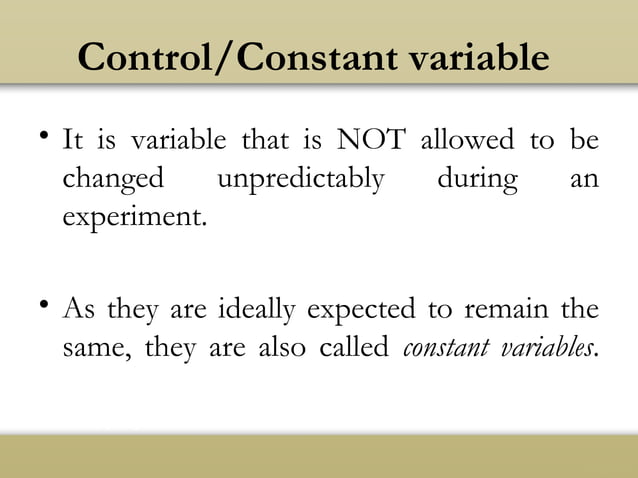 Types of Variables | PPT