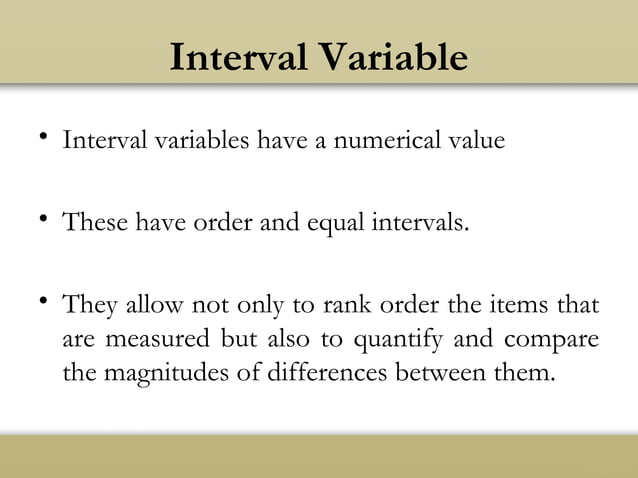 Types of Variables | PPT
