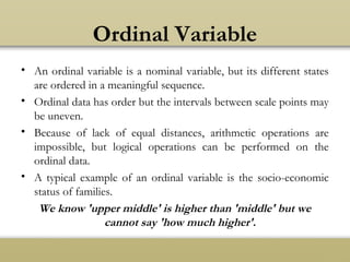 Types of Variables | PPT