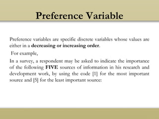 Types of Variables | PPT