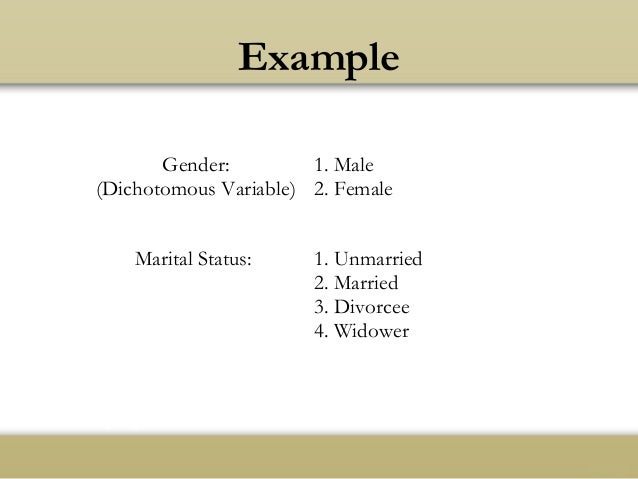 Types of Variables