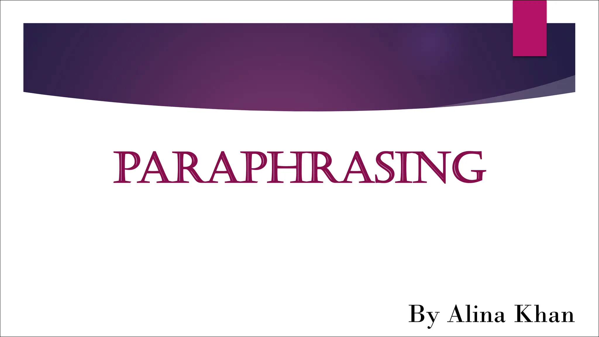 Paraphrasing writing research skills 3 part 1 | PDF