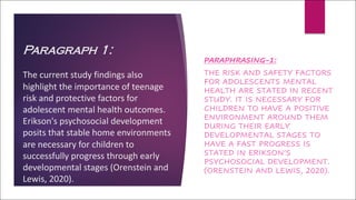 Paraphrasing writing research skills 3 part 1 | PDF