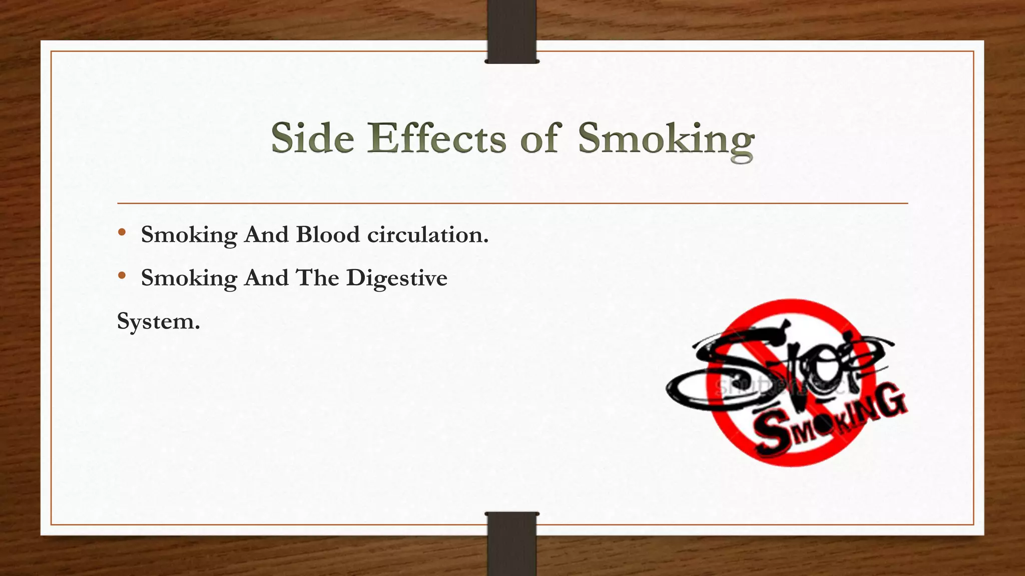 Teenage Smoking Facts | PPTX