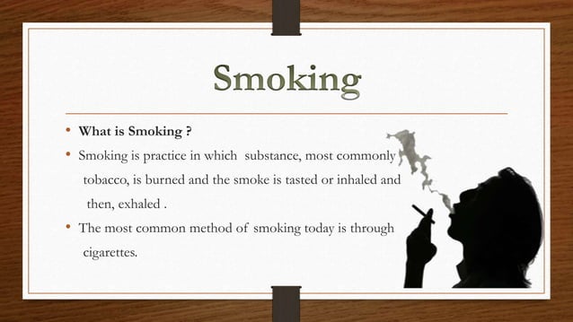 Teenage Smoking Facts | PPT