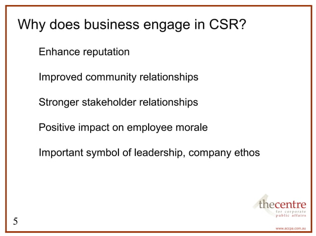 CSR and Corporate Philanthropy | PPT