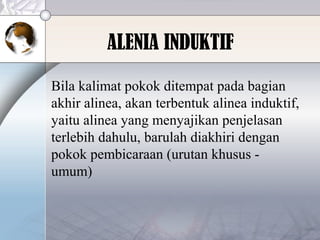 Alinea | PPT