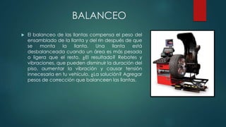 Alineación y balanceo | PPTX