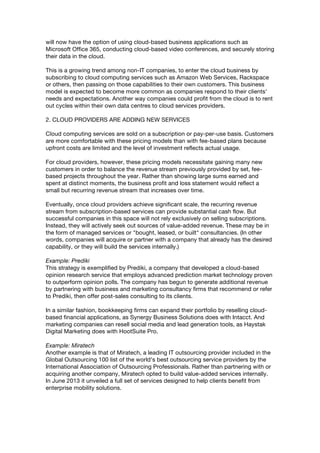 Alinea partners business_model_change | PPT