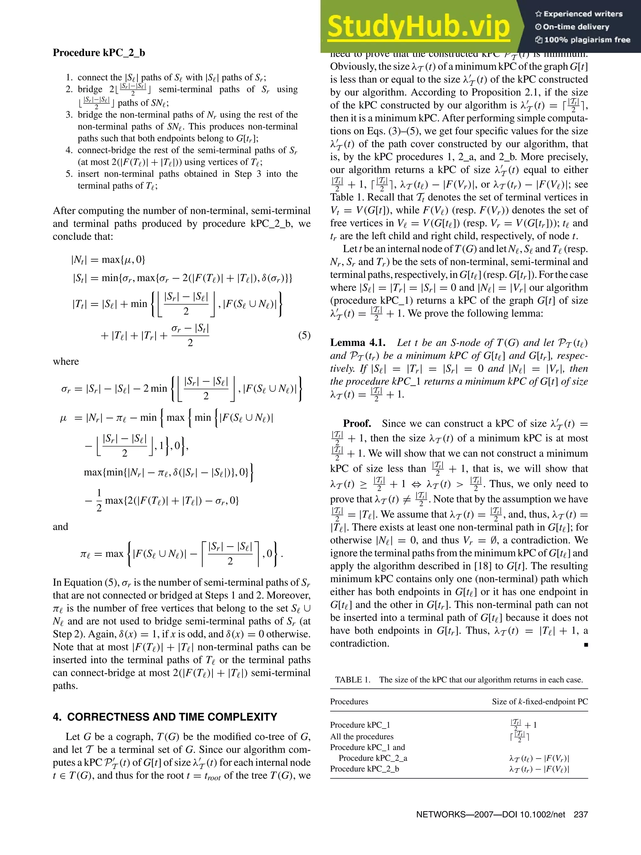 A Linear-Time Algorithm For Thek-Fixed-Endpoint Path Cover Problem On Cographs | PDF