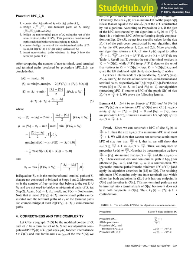 A Linear-Time Algorithm For Thek-Fixed-Endpoint Path Cover Problem On Cographs | PDF