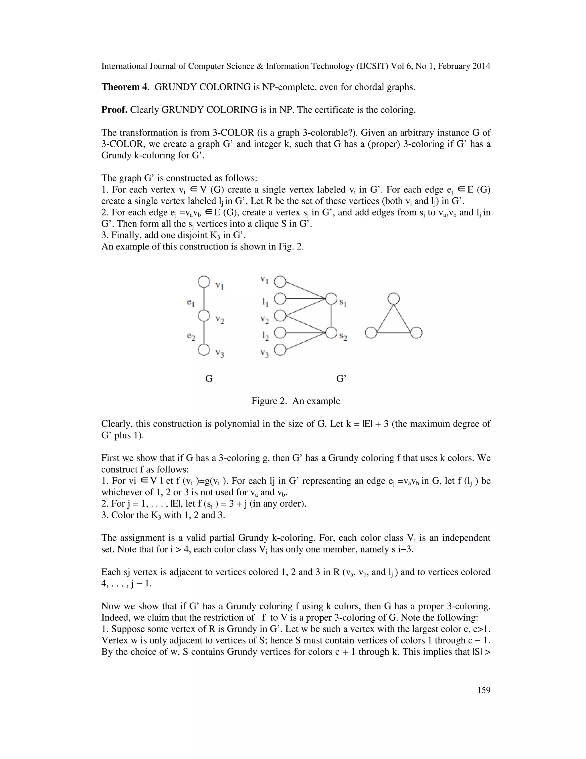A linear algorithm for the grundy number of a tree | PDF