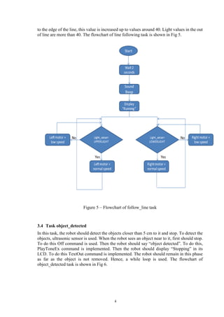 A Line Follower Robot Using Lego Mindstorm | PDF