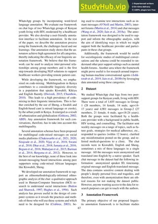 A Linguistic Annotation Framework To Study Interactions In Multilingual Healthcare ...