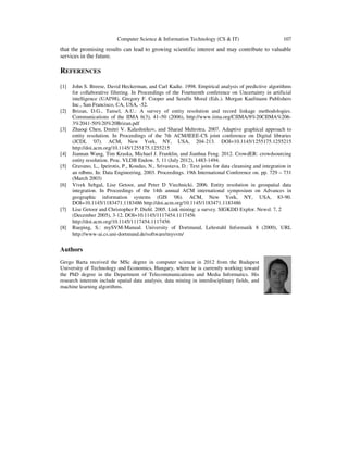 A LINK-BASED APPROACH TO ENTITY RESOLUTION IN SOCIAL NETWORKS | PDF | Social Networking | Internet