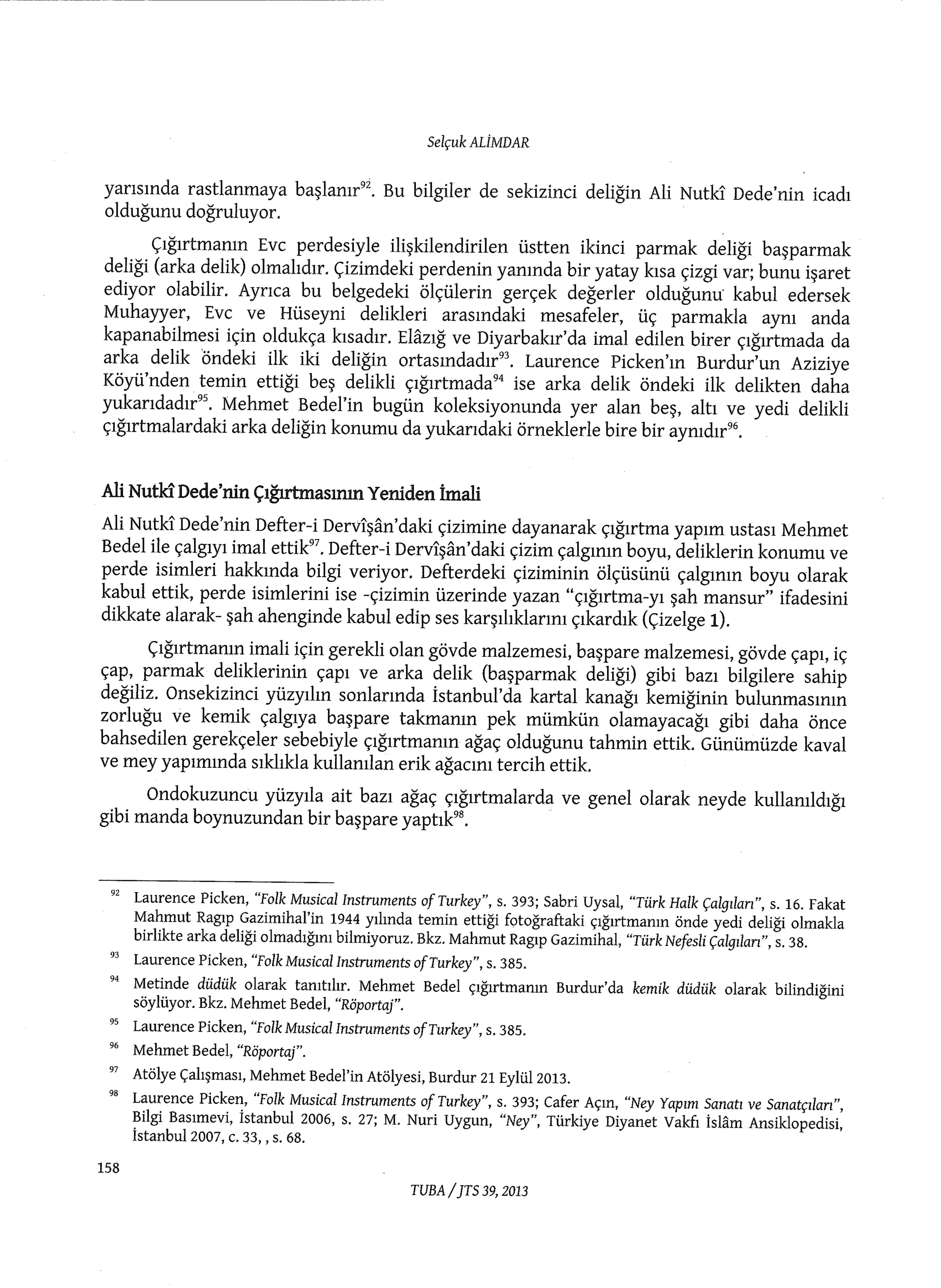 Ali Nutkî Dede'nin Çığırtması | PDF