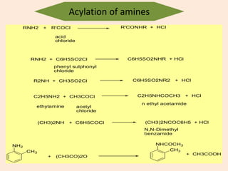Aliphatic amines part III | PPTX