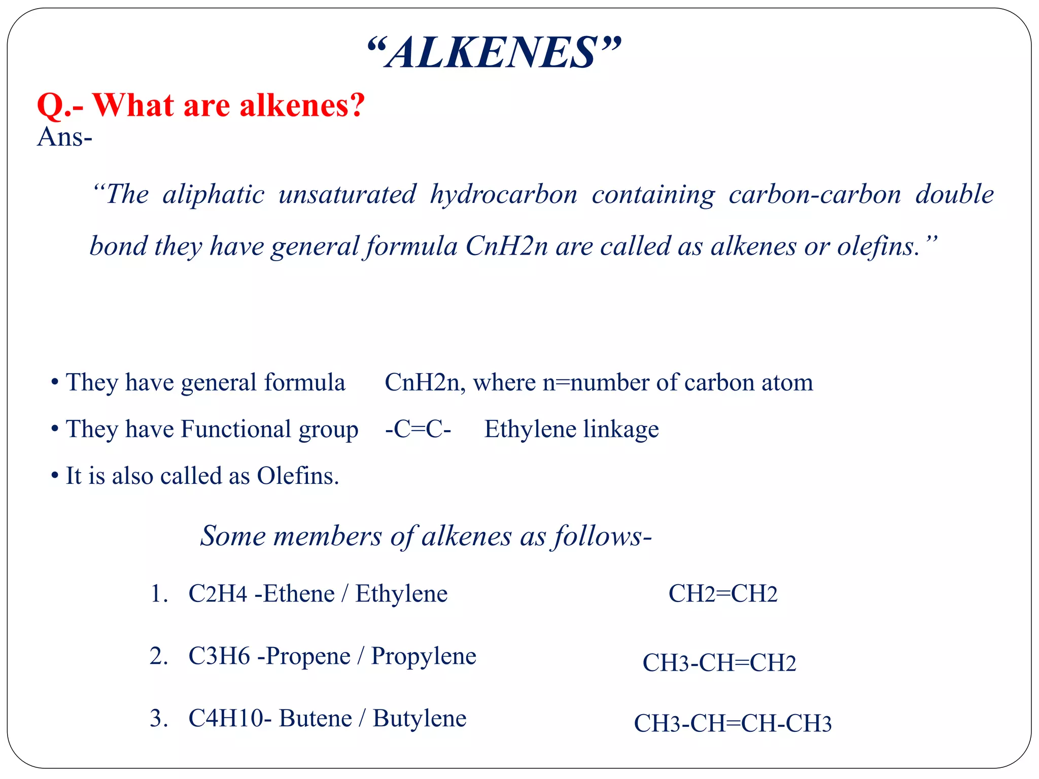 Aliphatic hydrocarbon alkanes | PPTX