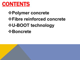 special concrete | PPTX