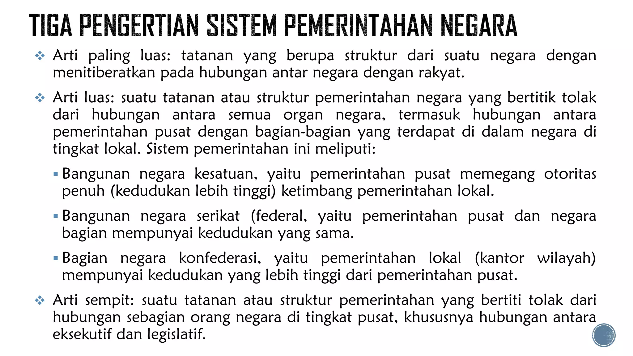 Ali R-Macam-Macam Sistem Pemerintahan | PDF