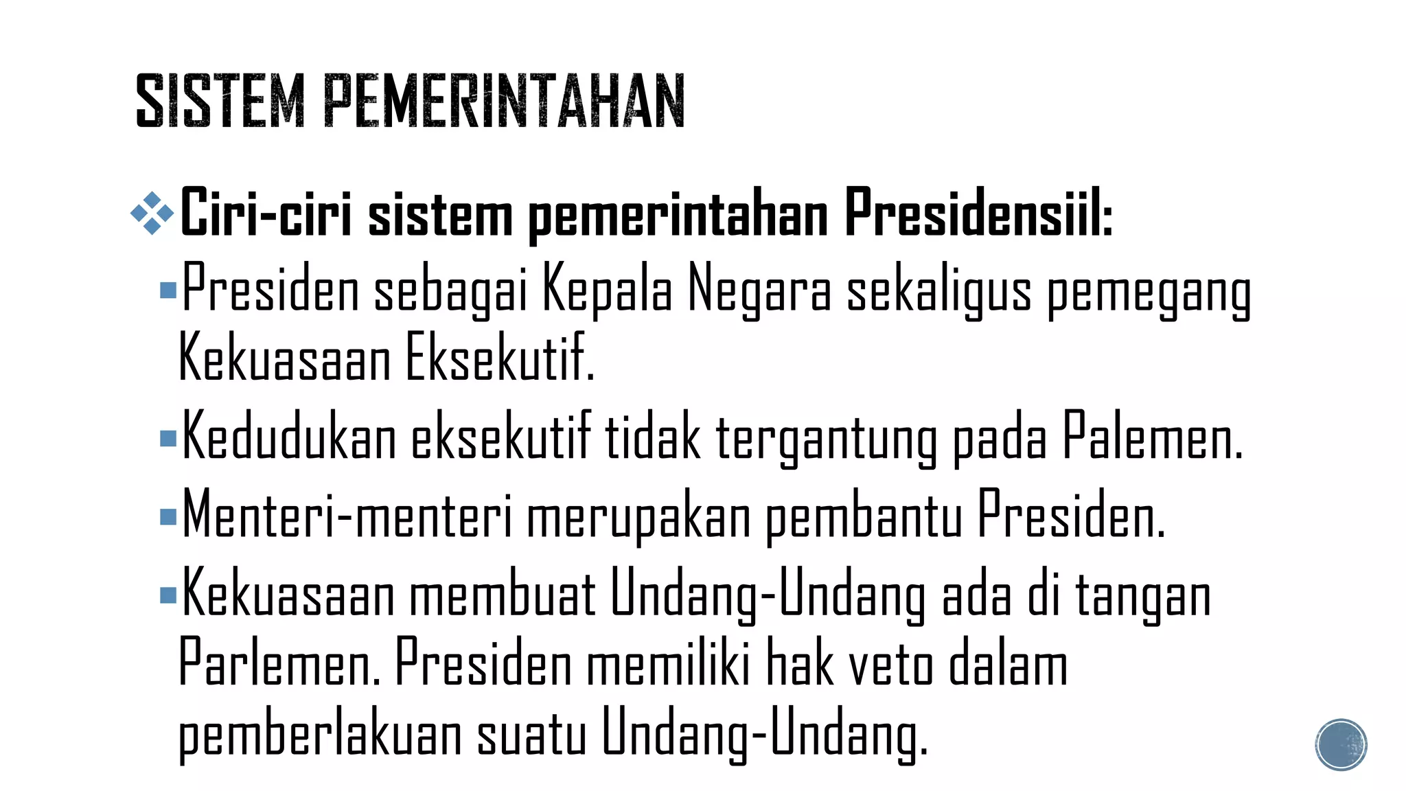 Ali R-Macam-Macam Sistem Pemerintahan | PDF