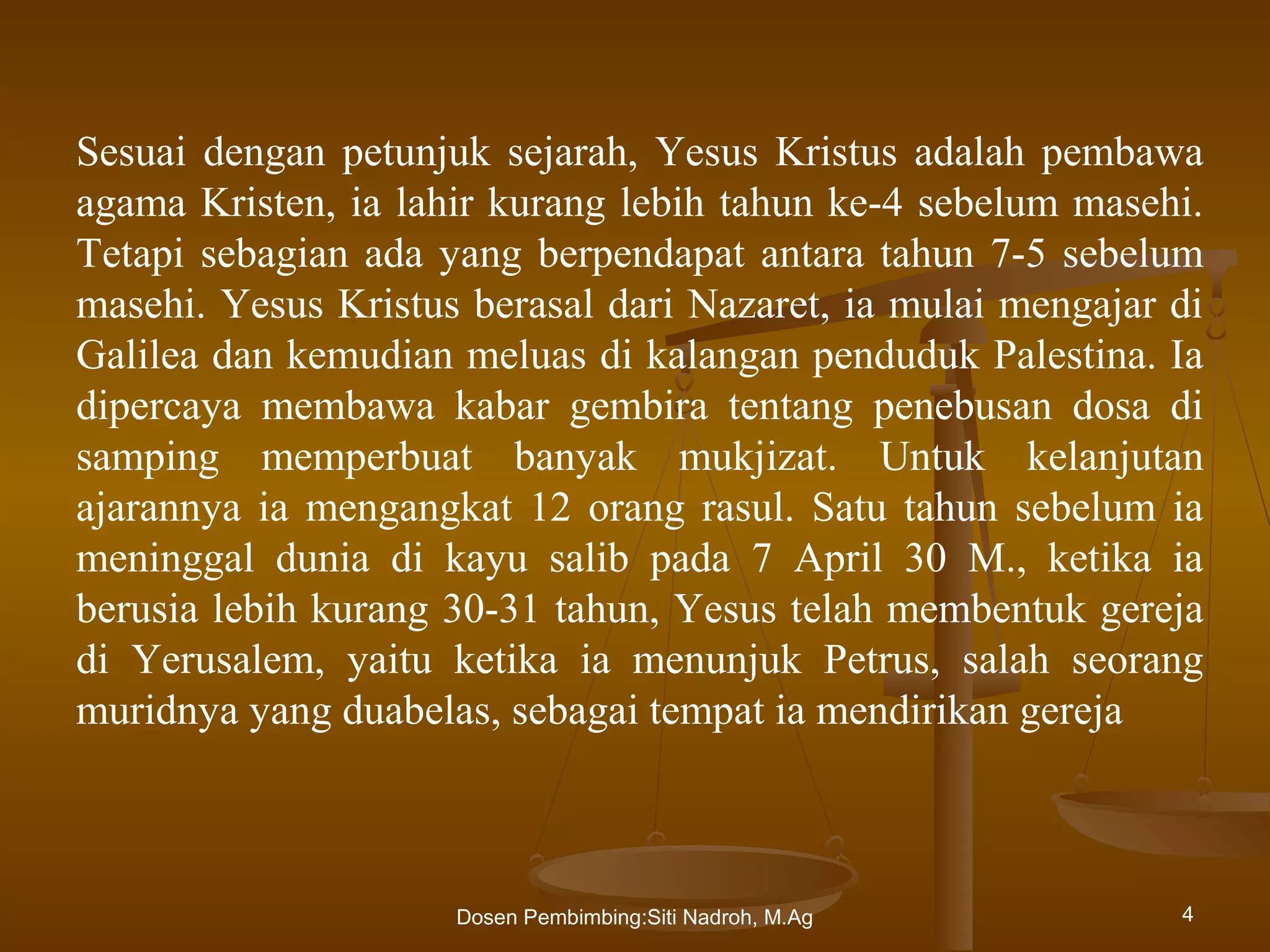 Aliran aliran kepercayaan pada agama kristen | PPT