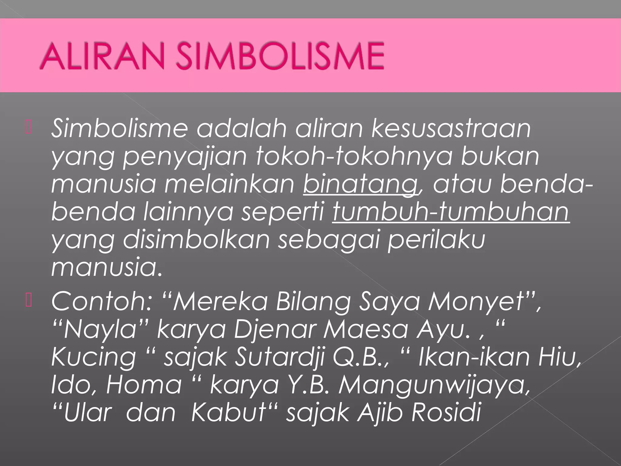 Aliran aliran-karya-sastra | PPT