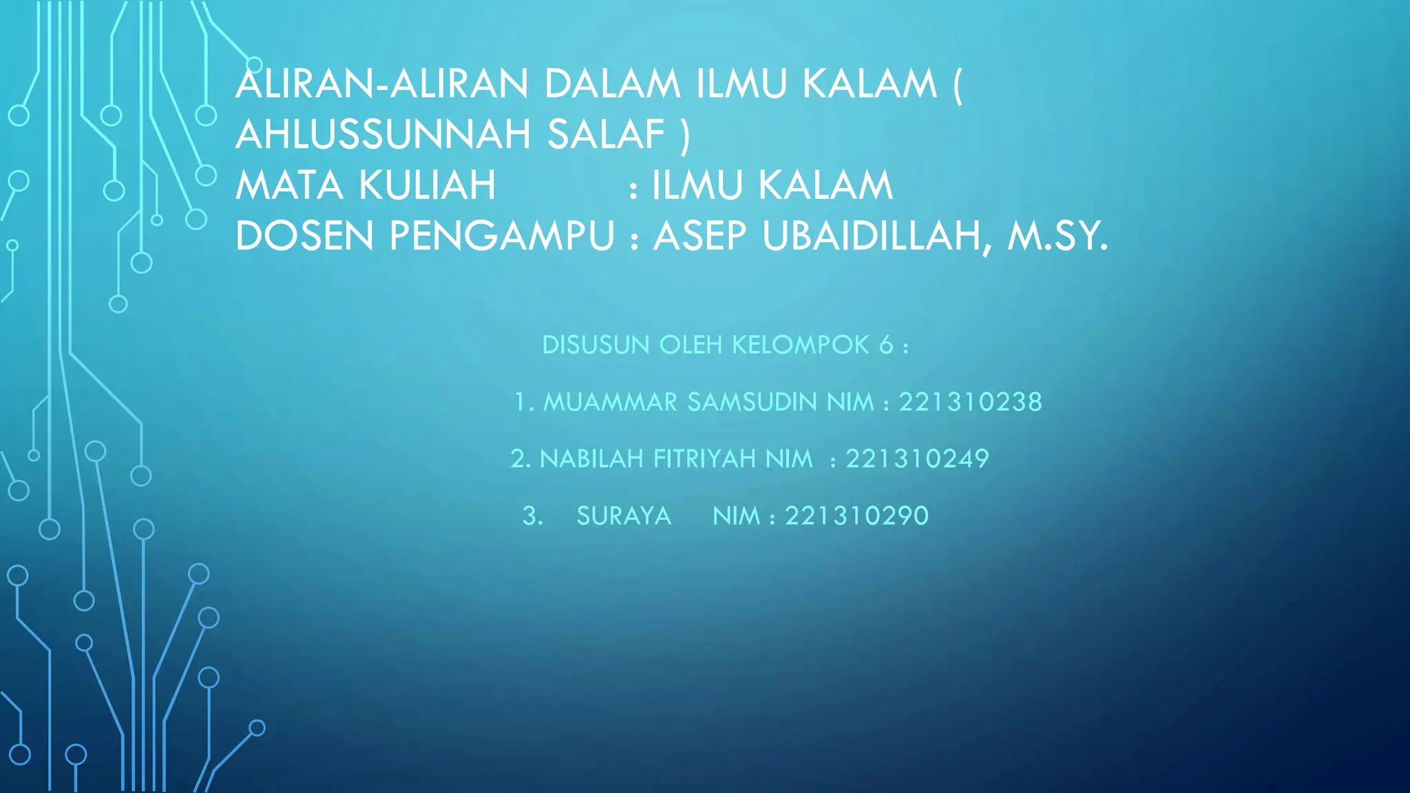 ALIRAN-ALIRAN DALAM ILMU KALAM ( AHLUSSUNNAH SALAF ).pdf