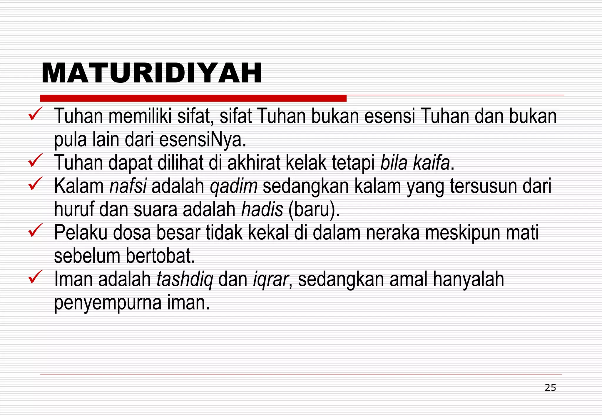 Aliran aliran ilmu kalam - akidah akhlak kelas 11 | PPT