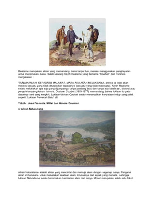 Aliran aliran seni rupa | DOCX