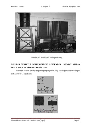 Aliran fluida-pada-aluran-tertutup-pipa | PDF
