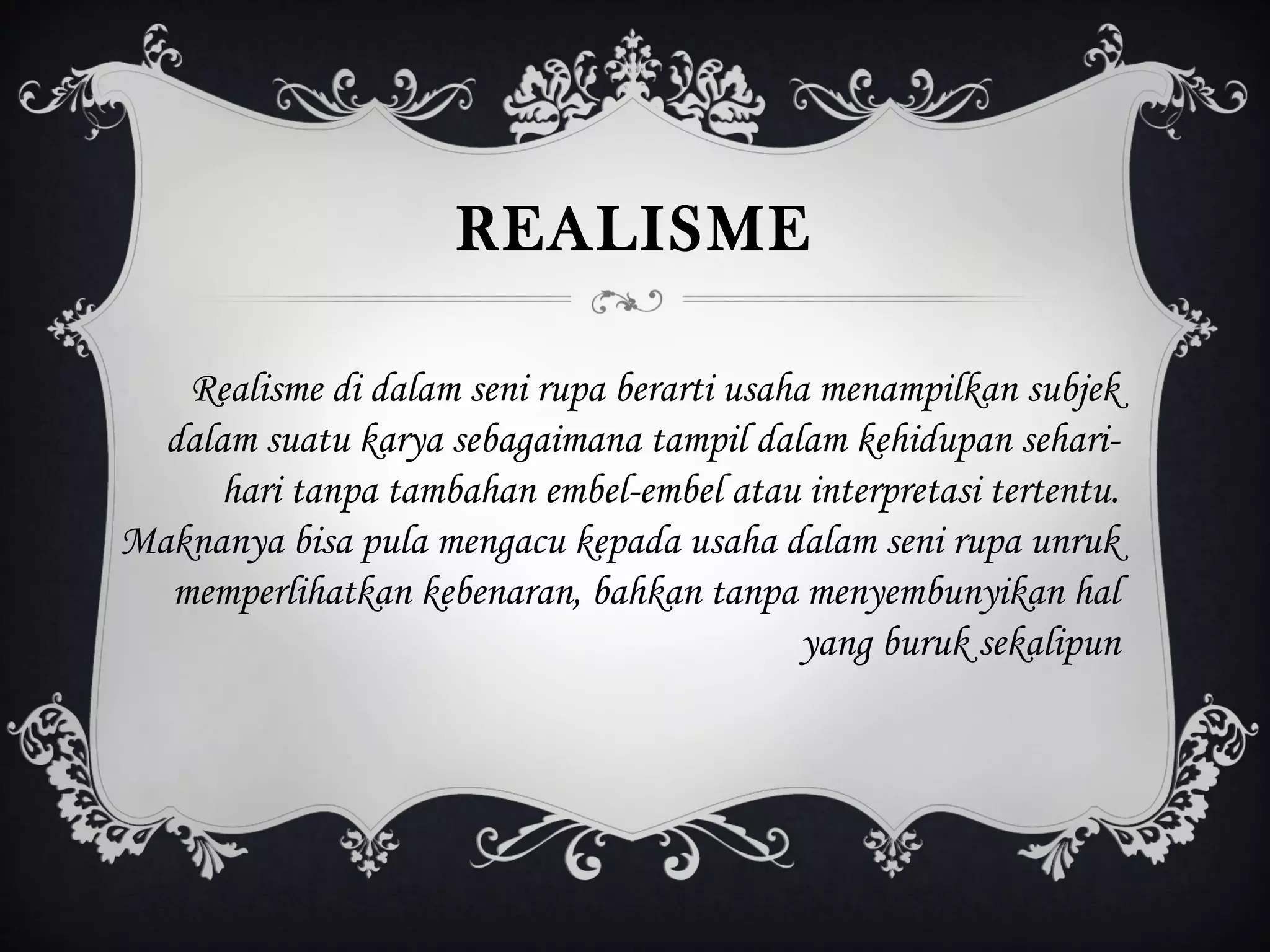 Aliran seni lukis | PPT