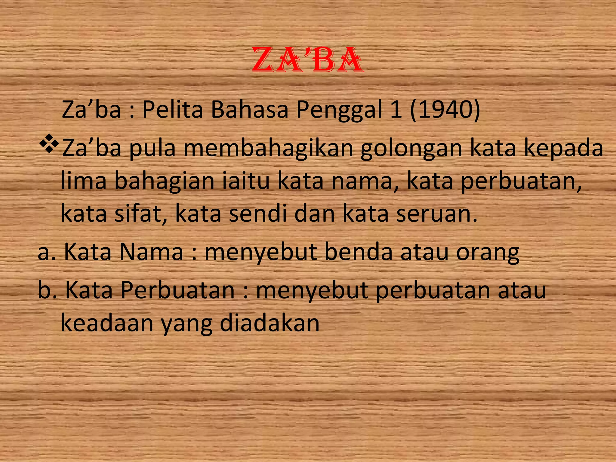 Aliran dan tokoh dalam tatabahasa melayu | ODP