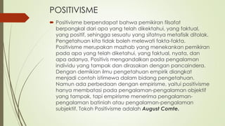 Aliran Filsafat Epistemologi Modern dalam Ilmu Filsafat | PDF