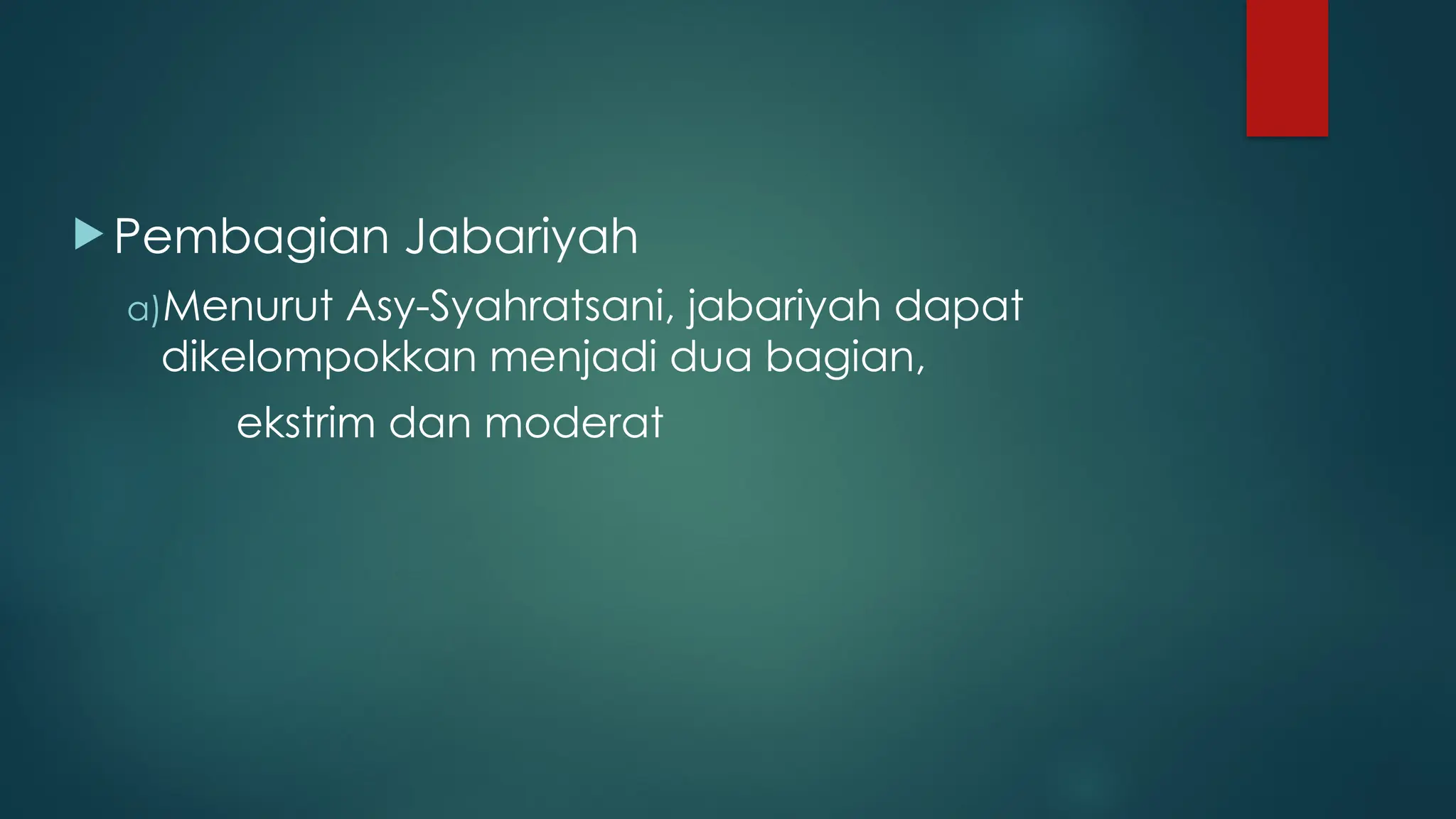 aliran jabariyah dan qadariyah.ppqqqqqqtx | PPTX