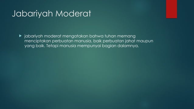 aliran jabariyah dan qadariyah.ppqqqqqqtx | PPTX