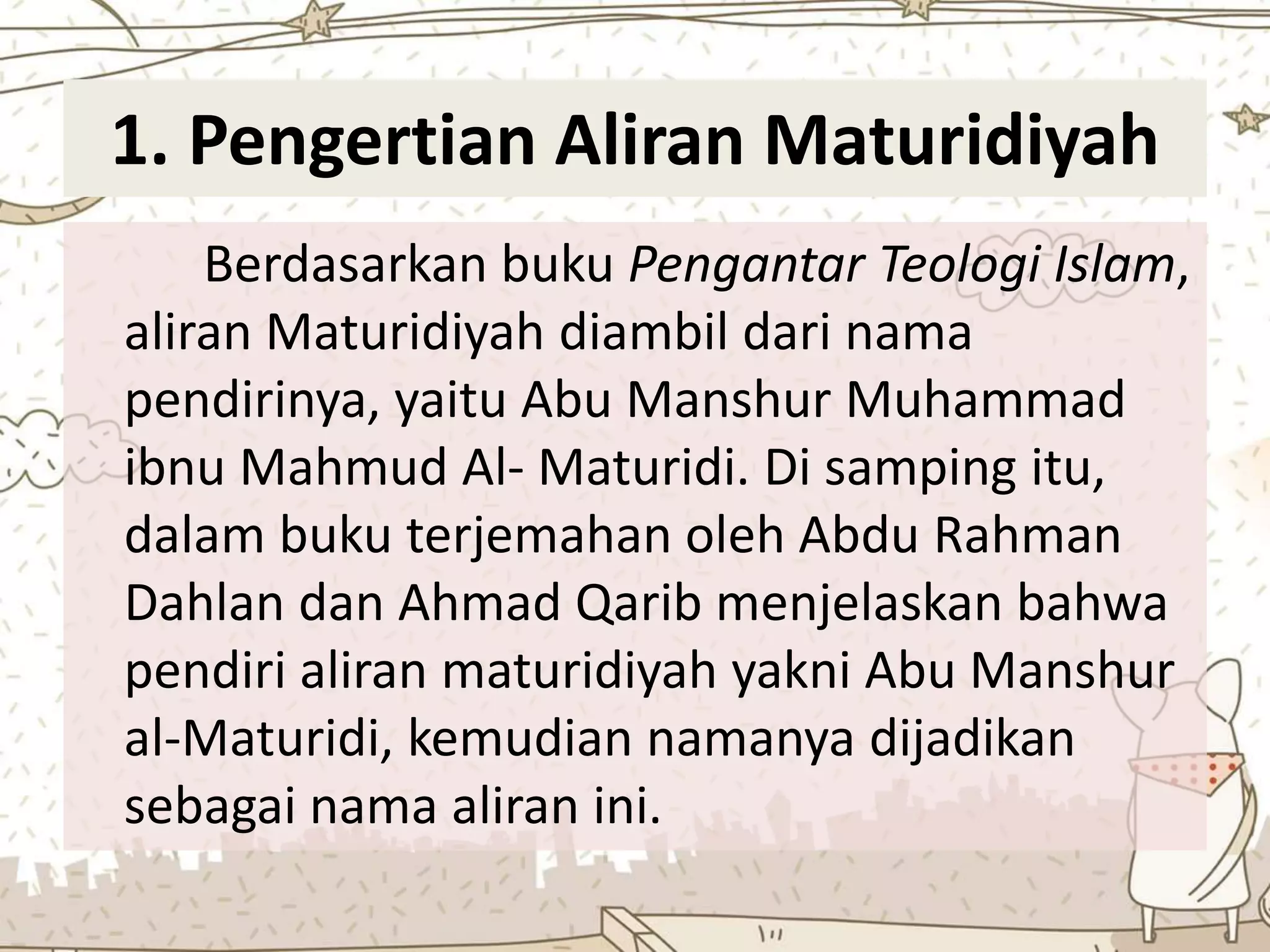 Aliran maturidiyah | PPTX