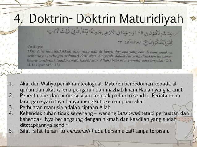 Aliran maturidiyah | PPTX