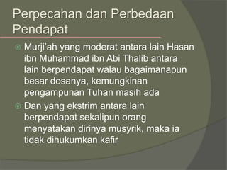 Aliran murjiah | PPTX