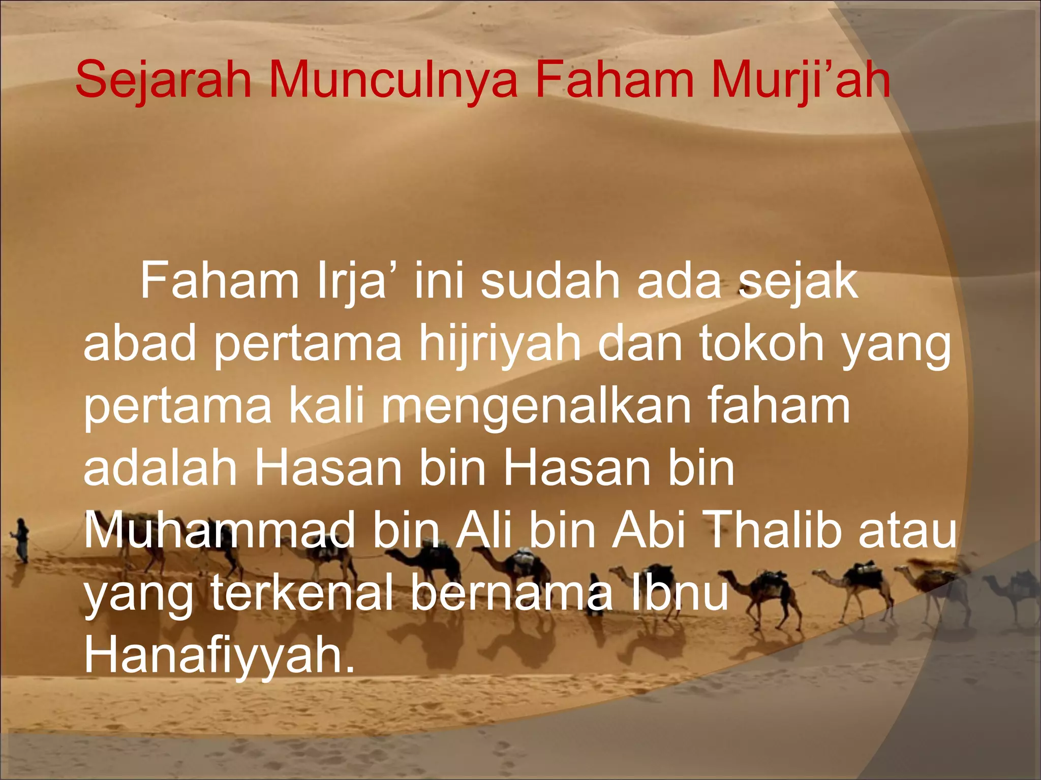 Aliran murjiah 1 | PPT