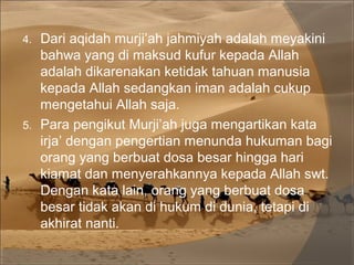 Aliran murjiah 1 | PPT