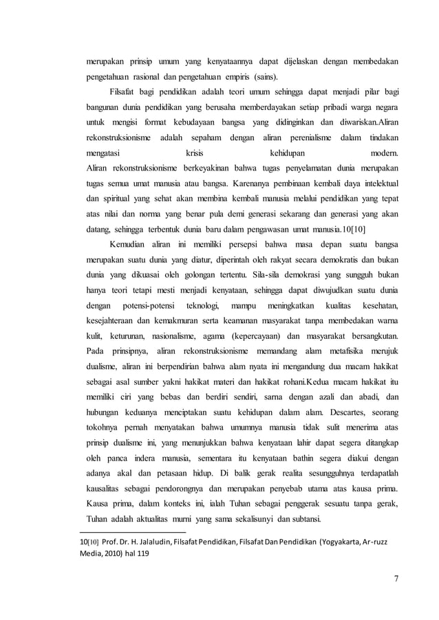 Aliran patta bundu yes | DOCX