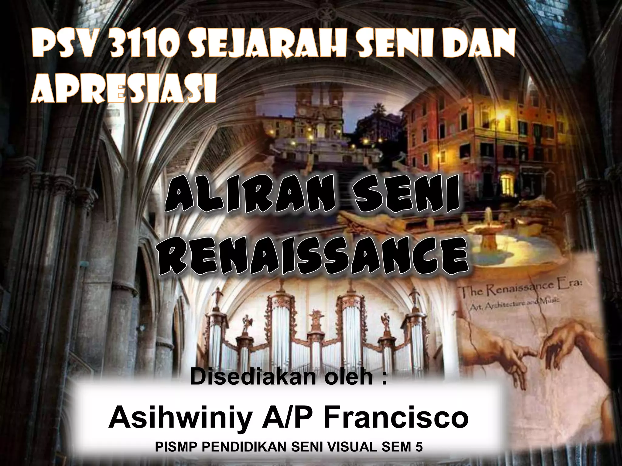 Aliran seni renaissance | PPTX