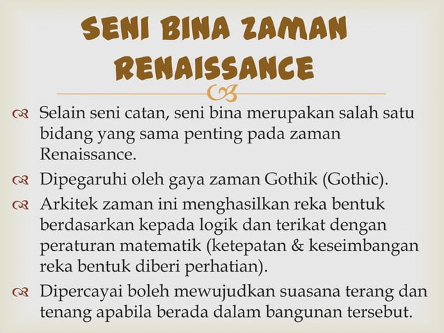 Aliran seni renaissance | PPTX