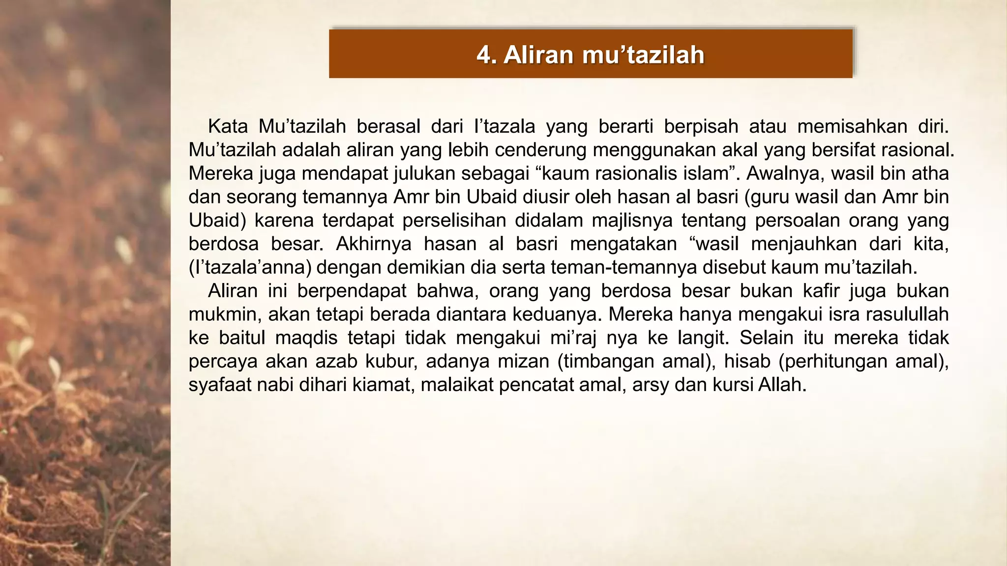 Aliran teologi islam | PPTX